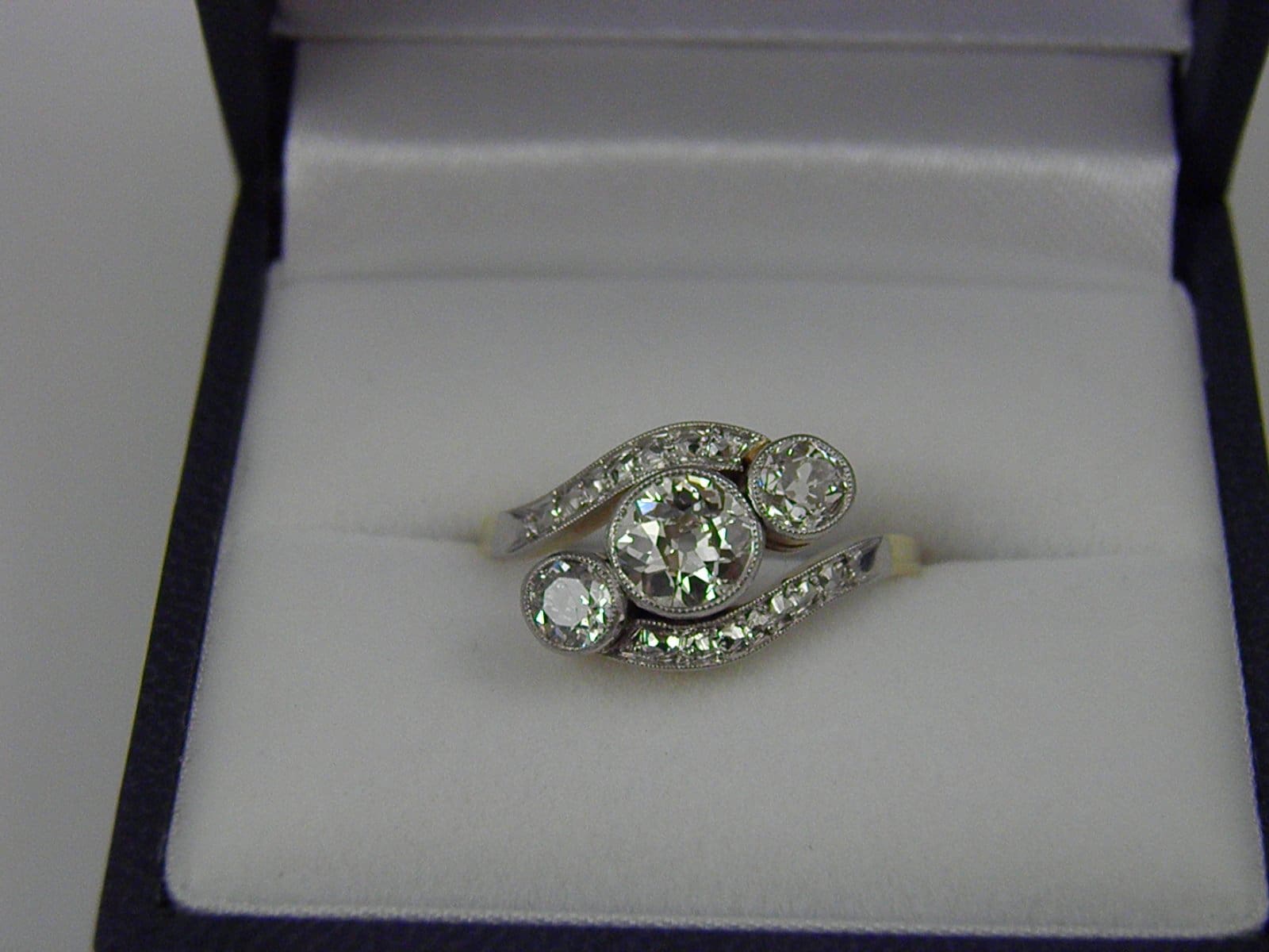 Edwardian Diamond Three Stone Ring | Exquisite Jewelry for Every ...