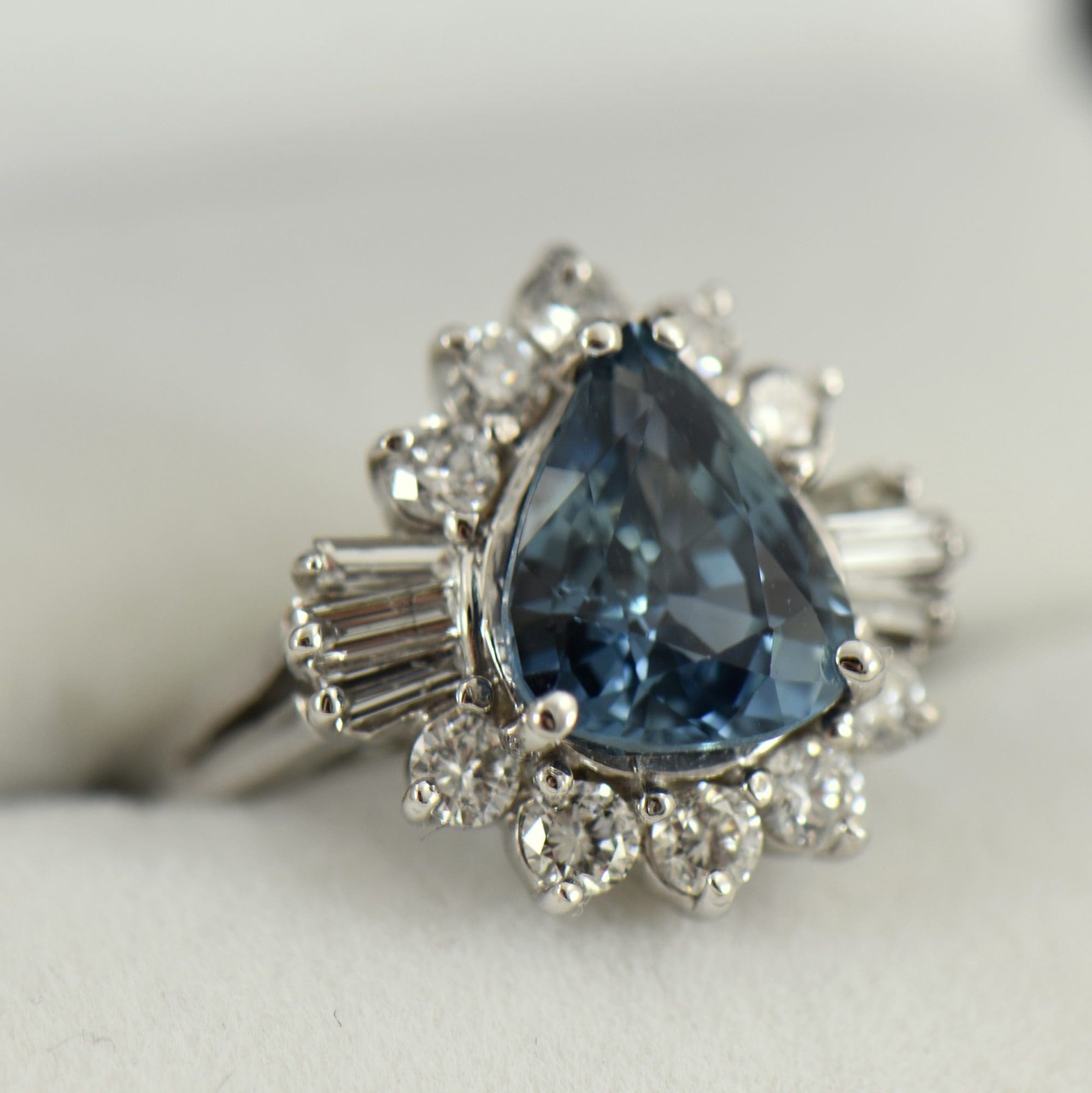 Denim Blue Sapphire & Diamond Ring | Exquisite Jewelry for Every ...