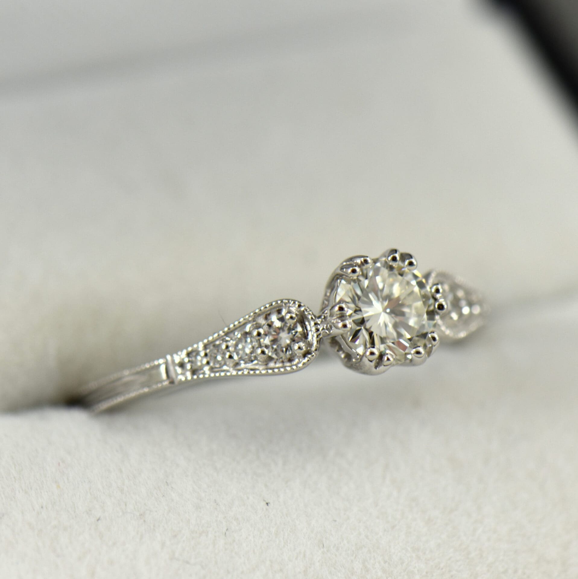 Simple Antique Engagement Rings