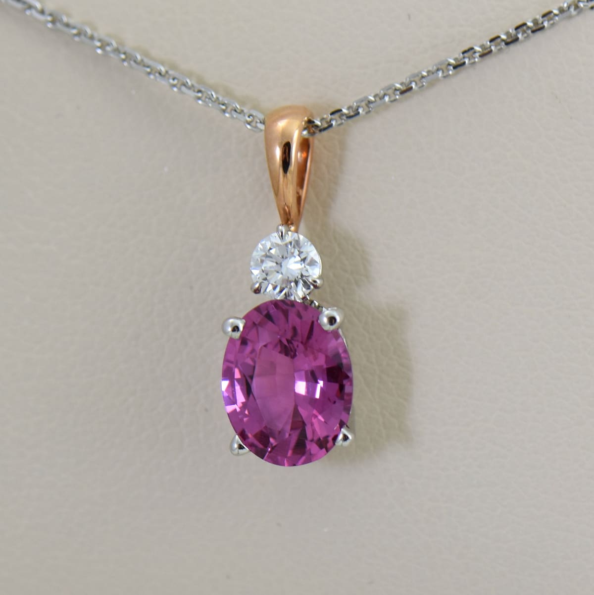 Classic Pink Spinel & Diamond Pendant | Exquisite Jewelry for Every ...
